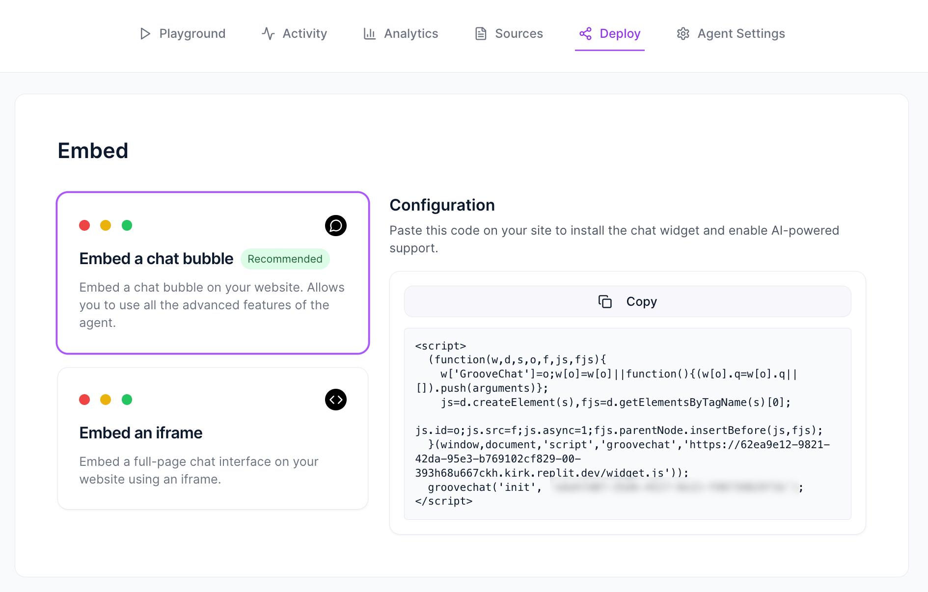 ChatBaser - AI Chat Agent Platform